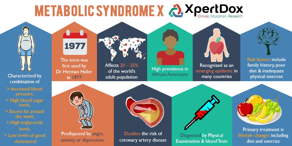 Metabolic Syndrome X Infographic Infographics