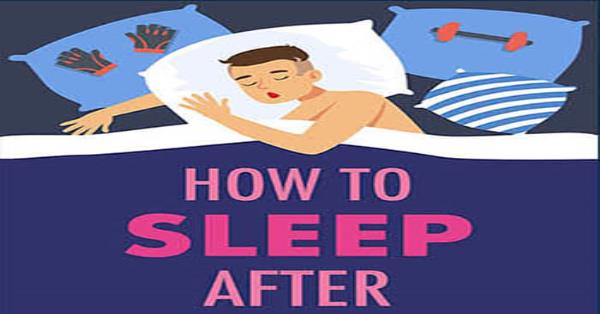 Infographic on How to Sleep After Exercise to Facilitate Muscle ...