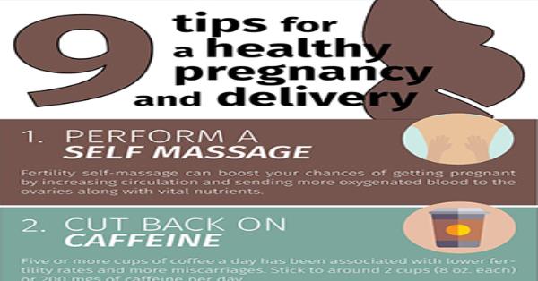 9 Tips for a Healthy Pregnancy and Delivery Infographic Infographics ...