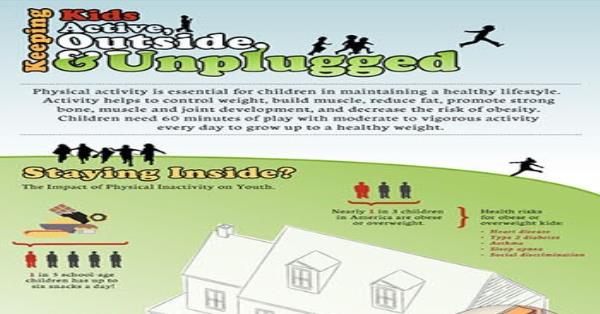 Keeping Kids Active Outside & Unplugged Infographic Infographics ...