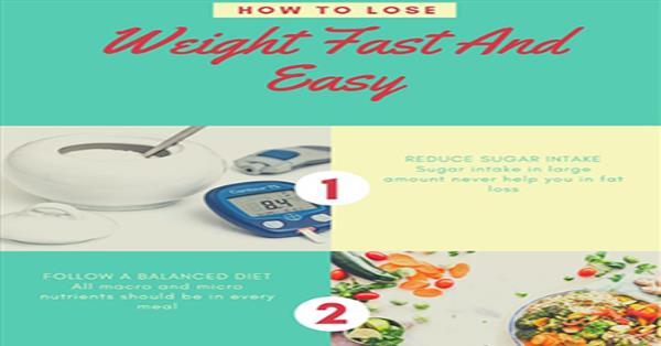 How to Lose Weight Fast and Easy Infographic Infographics ...