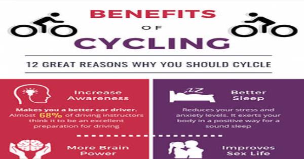 Benefits of Cycling - 12 Great Reasons Why You Should Cycle Infographic ...