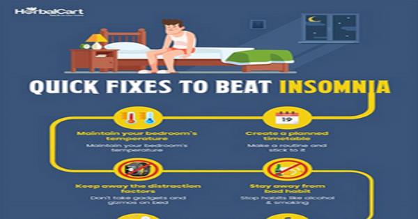 Quick Fixes to Beat Insomnia Infographic Infographics | Medicpresents.com