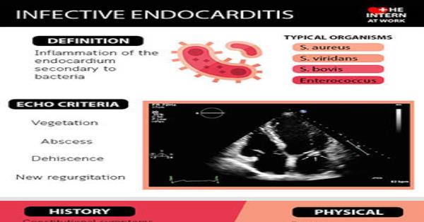 Infective Endocarditis Infographic Infographics | Medicpresents.com