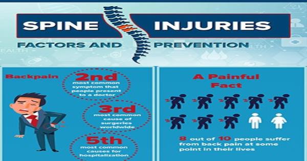 Spine Injuries - Factors And Prevention Infographic Infographics ...