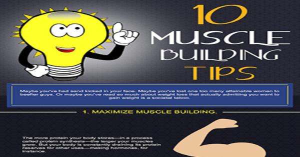10 Muscle Building Tips Infographic Infographics | Medicpresents.com