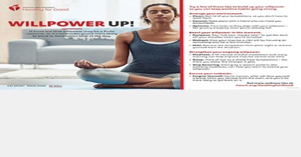 How to Boost Willpower Infographic by AHA Infographics | Medicpresents.com