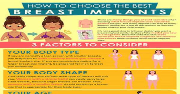 How To Choose The Best Breast Implants Infographic Infographics