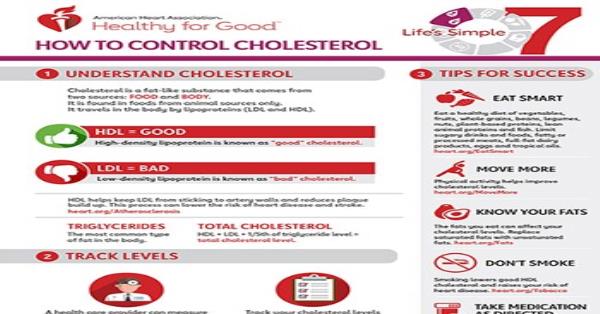 How to Control Cholesterol Infographic by AHA Infographics ...