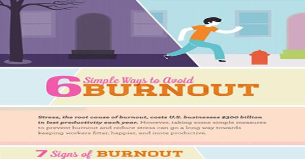 6 Simple Ways to Avoid Burnout Infographic Infographics | Medicpresents.com