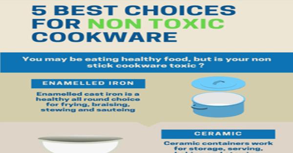 5 Best Choices For Non Toxic Cookware Infographic Infographics ...