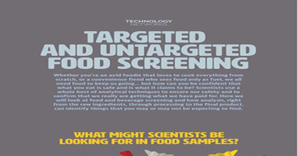 Targeted and Untargeted Food Screening Infographic Infographics ...