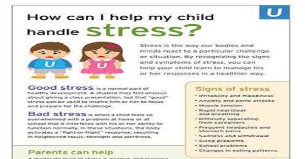 Health Tips for Parents – How help your child handle stress infographic ...