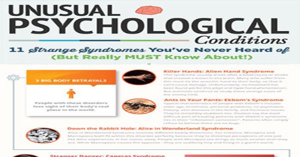 Unusual Psychological Conditions – 11 Strange Syndromes You’ve Never ...