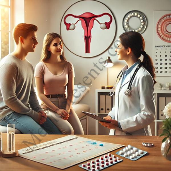 Reproductive-Age Health and Family Planning Free Medical Stock Image