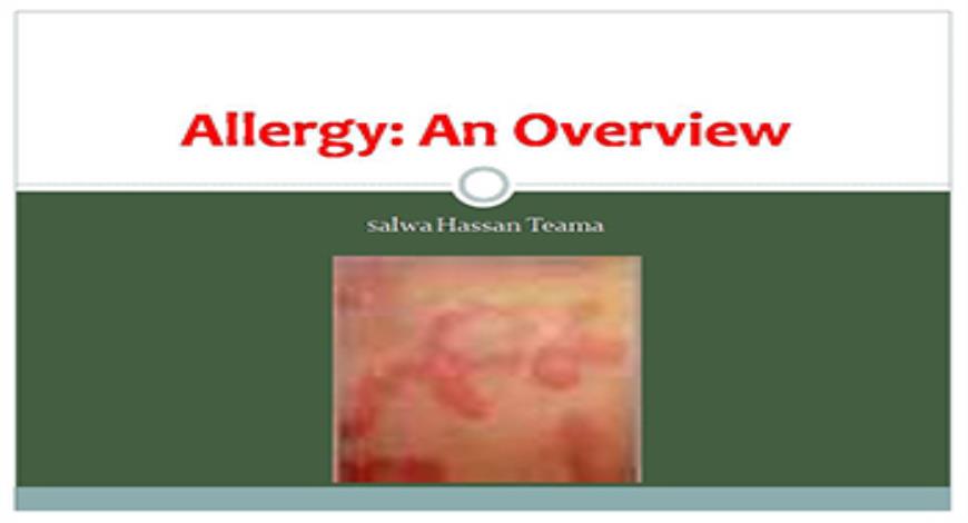 Download Free Medical Allergy An Overview PowerPoint Presentation