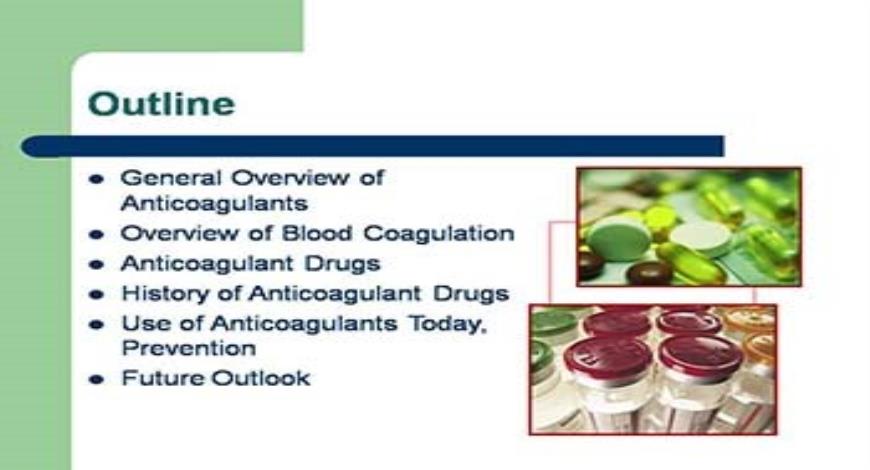 Download Free Medical Anticoagulants PowerPoint Presentation