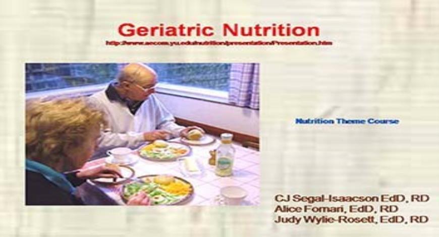 Download Free Medical Geriatric Nutrition PowerPoint Presentation