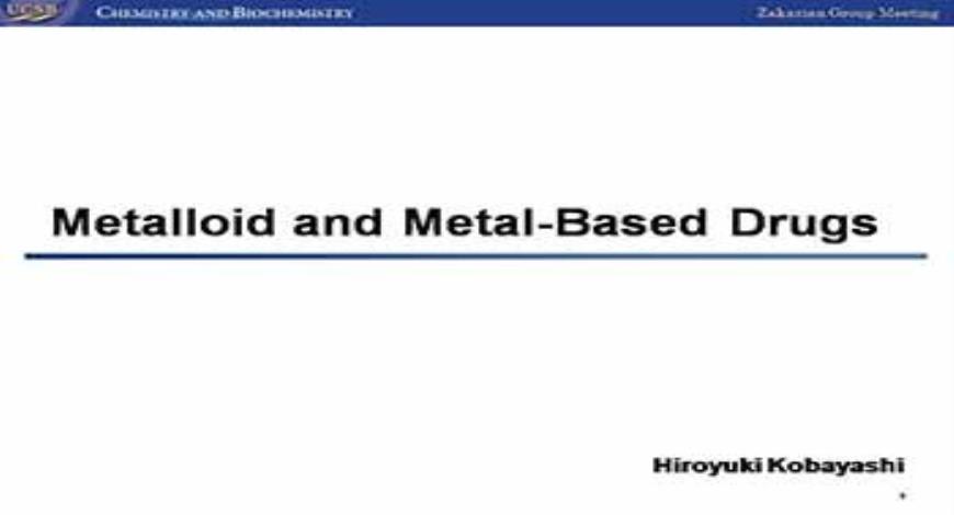 Download Free Medical Metalloid and Metal-Based Drugs PowerPoint ...