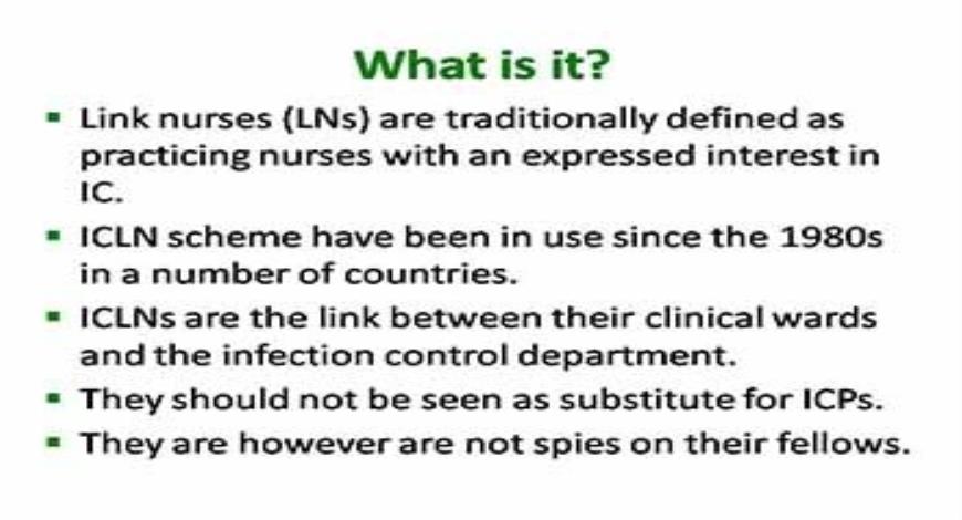 Download Free Medical Infection Control Link Nurse Scheme PowerPoint ...