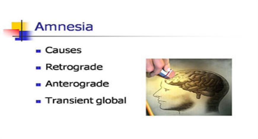 Download Free Medical Amnesia Aphasia and Prosopagnosia PowerPoint ...