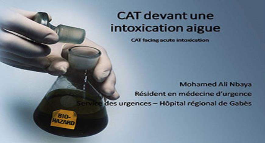 Download Free Medical CAT Facing Acute Intoxication PowerPoint Presentation