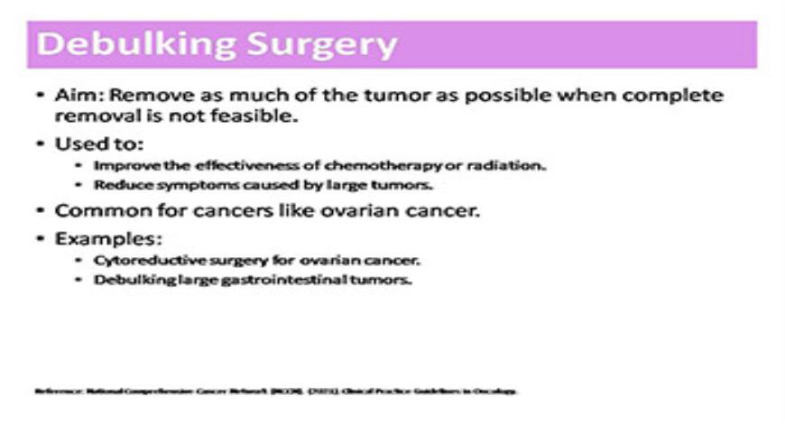 Types of Cancer Surgeries | Medicpresents.com