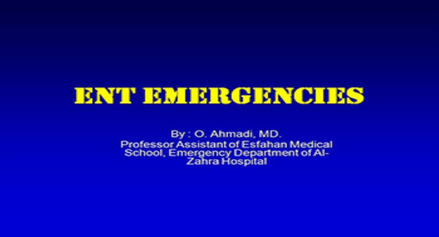 Download Free Medical Ent Emergencies PowerPoint Presentation